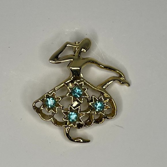 Gerry'S | Jewelry | Vintage Brooch Pingerrys Designer Ballerina | Poshmark